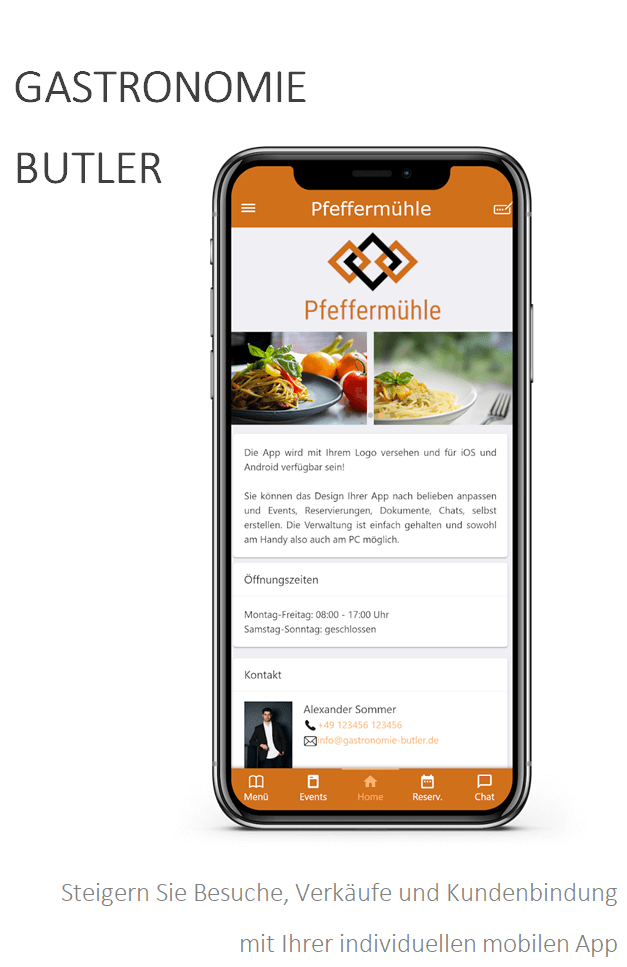 Gastro Butler | App für Gastätten & Restaurants • becomePro