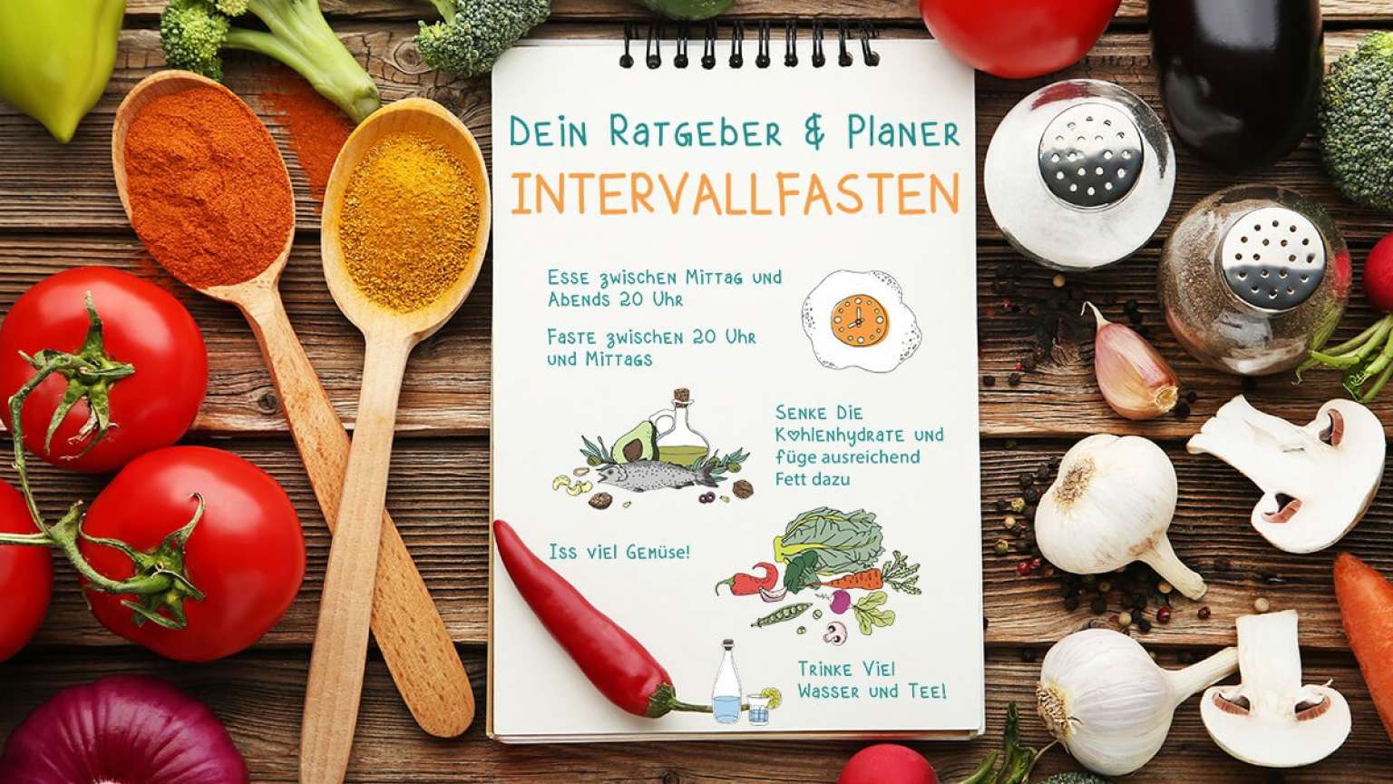 Intervall Fasten - der komplette Ratgeber inkl. Essensplan zum Start