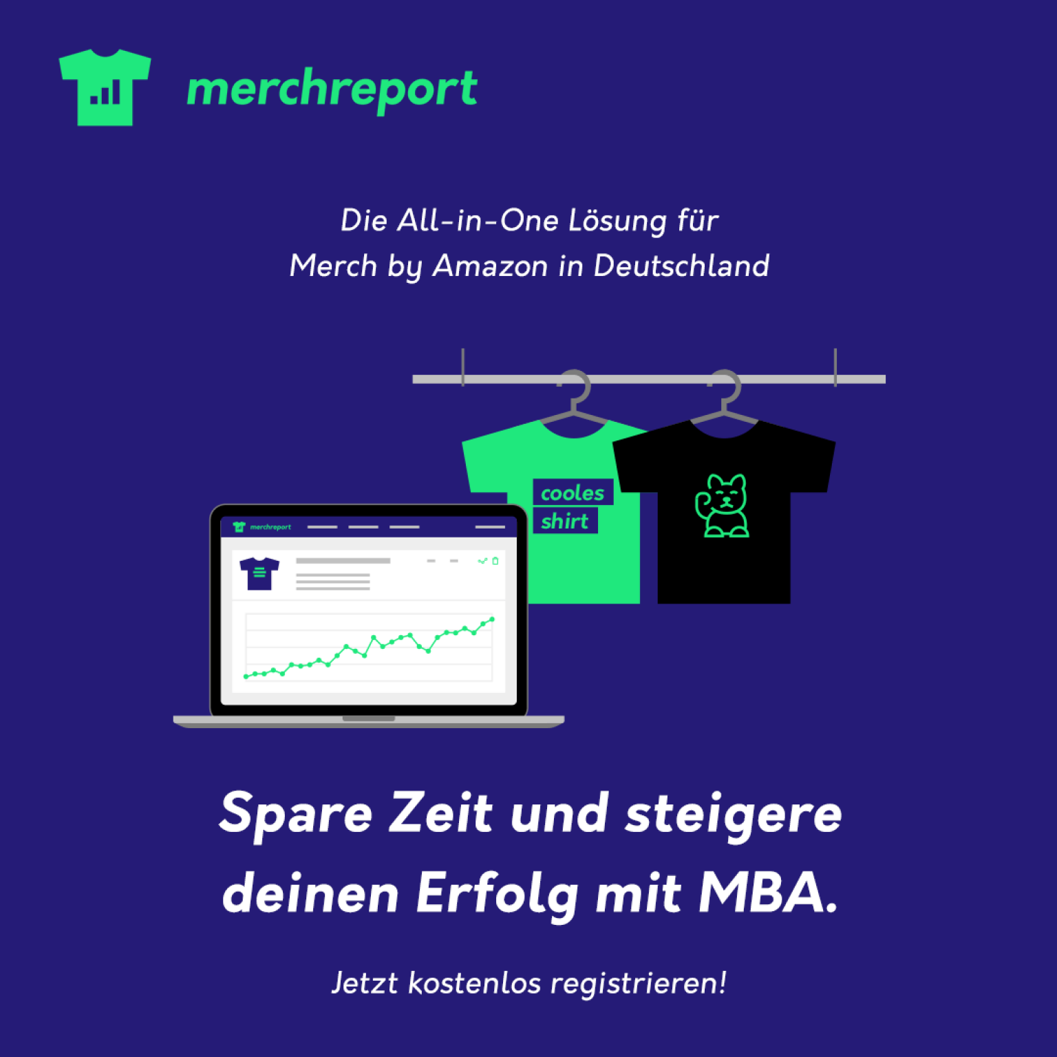 Merchreport - Das beste Tool für Merch by Amazon • becomePro